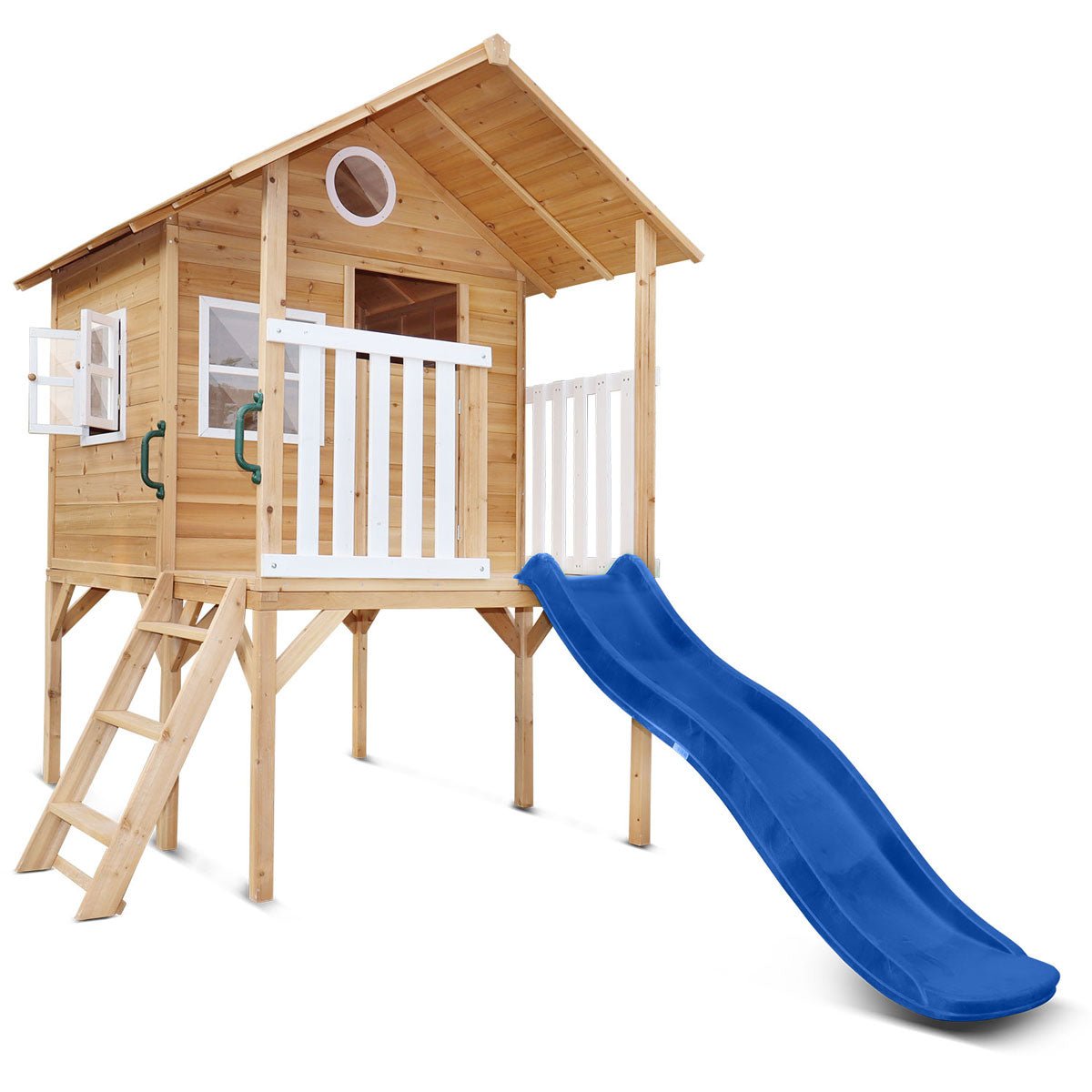Lifespan Kids Archie Cubby House (Elevated) with 1.8m Slide (Blue ...