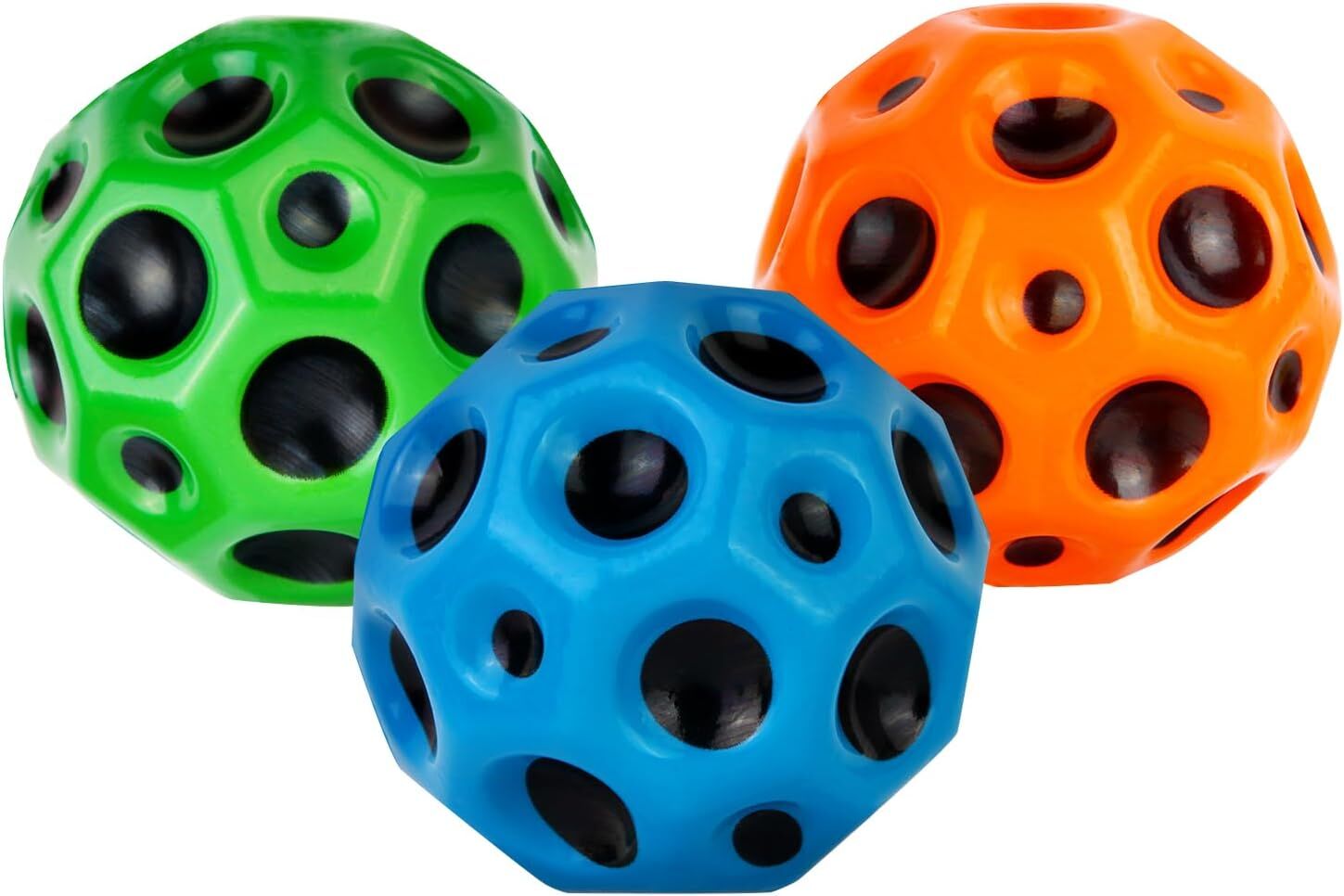 High Bouncing Ball Space Ball Bouncy Ball Outdoor Throw Catch Moon Ball ...