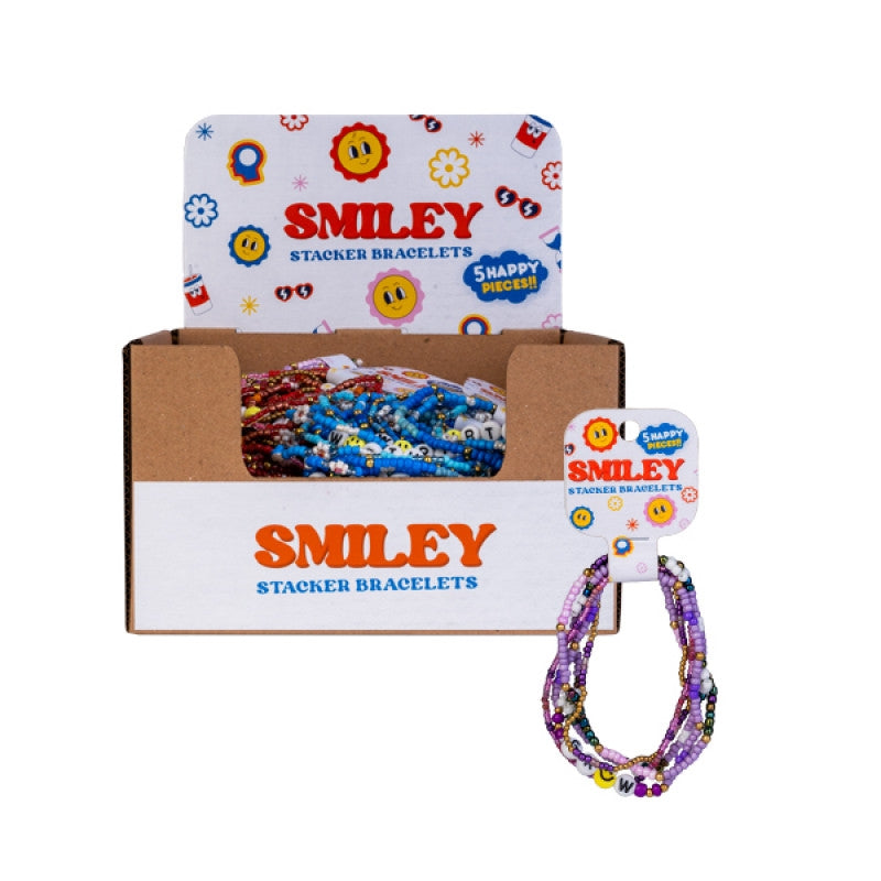 Stacker Bracelet Smiley - Toy Chest Australia