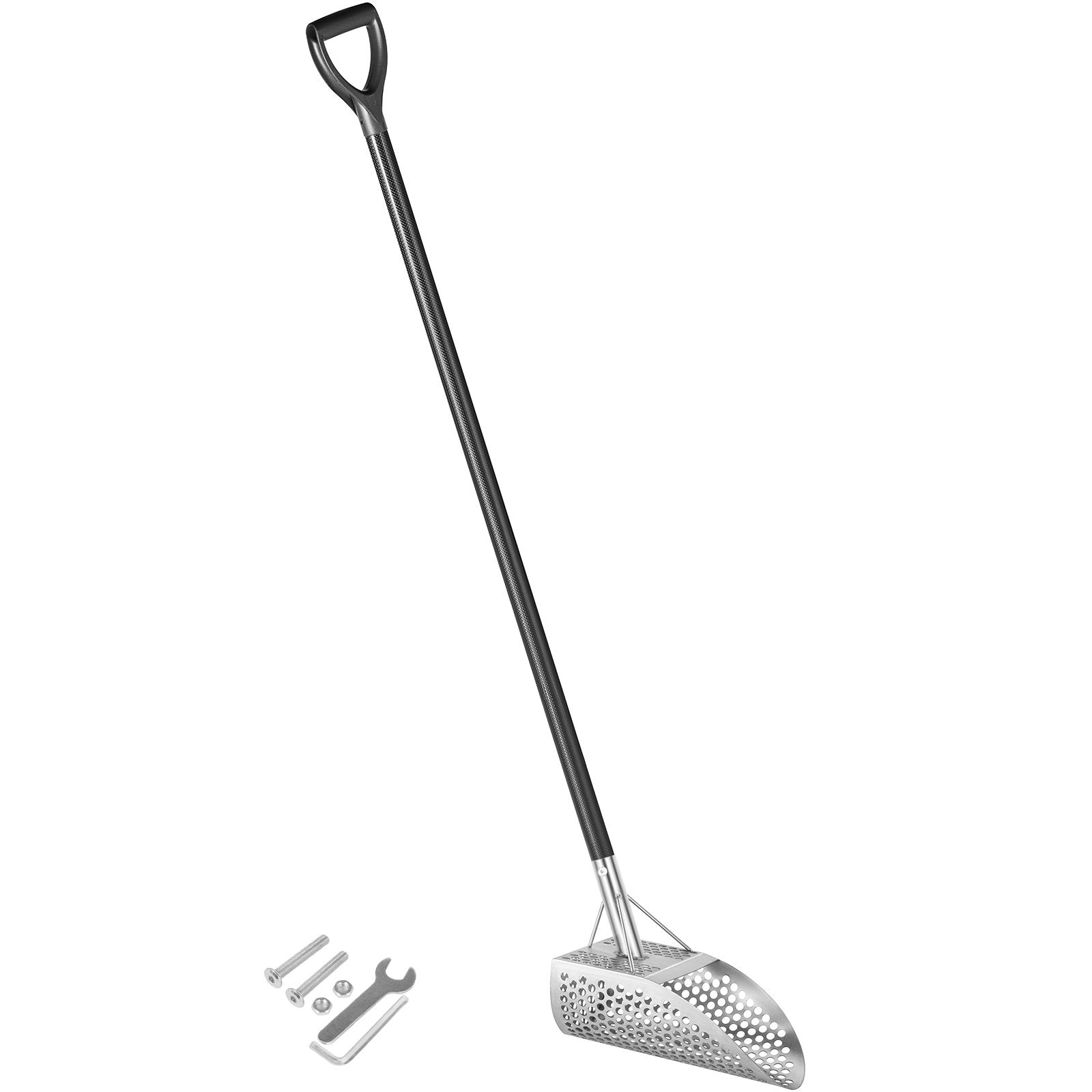 VEVOR Metal Detector Sand Scoop Detecting Hunting Scoop w/ Carbon Fiber ...