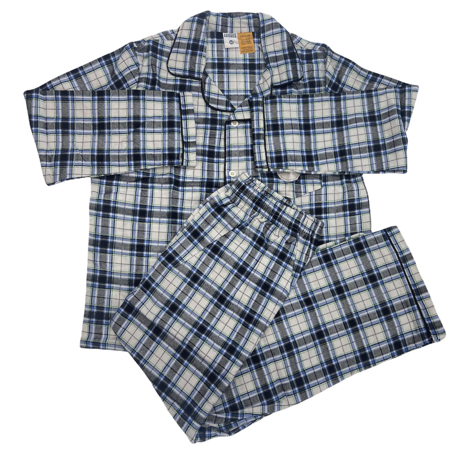 KIDS FLANNELETTE PYJAMAS PJs Boys Girls Flannel Pajamas Pyjama Winter ...
